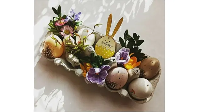 6 Potret Dekorasi Telur Paskah Cantik, Bikin Rumah Tambah Estetik - Hot ...
