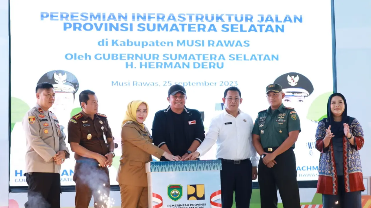 Gubernur Herman Deru Resmikan Jalan Penghubung Pali - Musi Rawas, Waktu ...