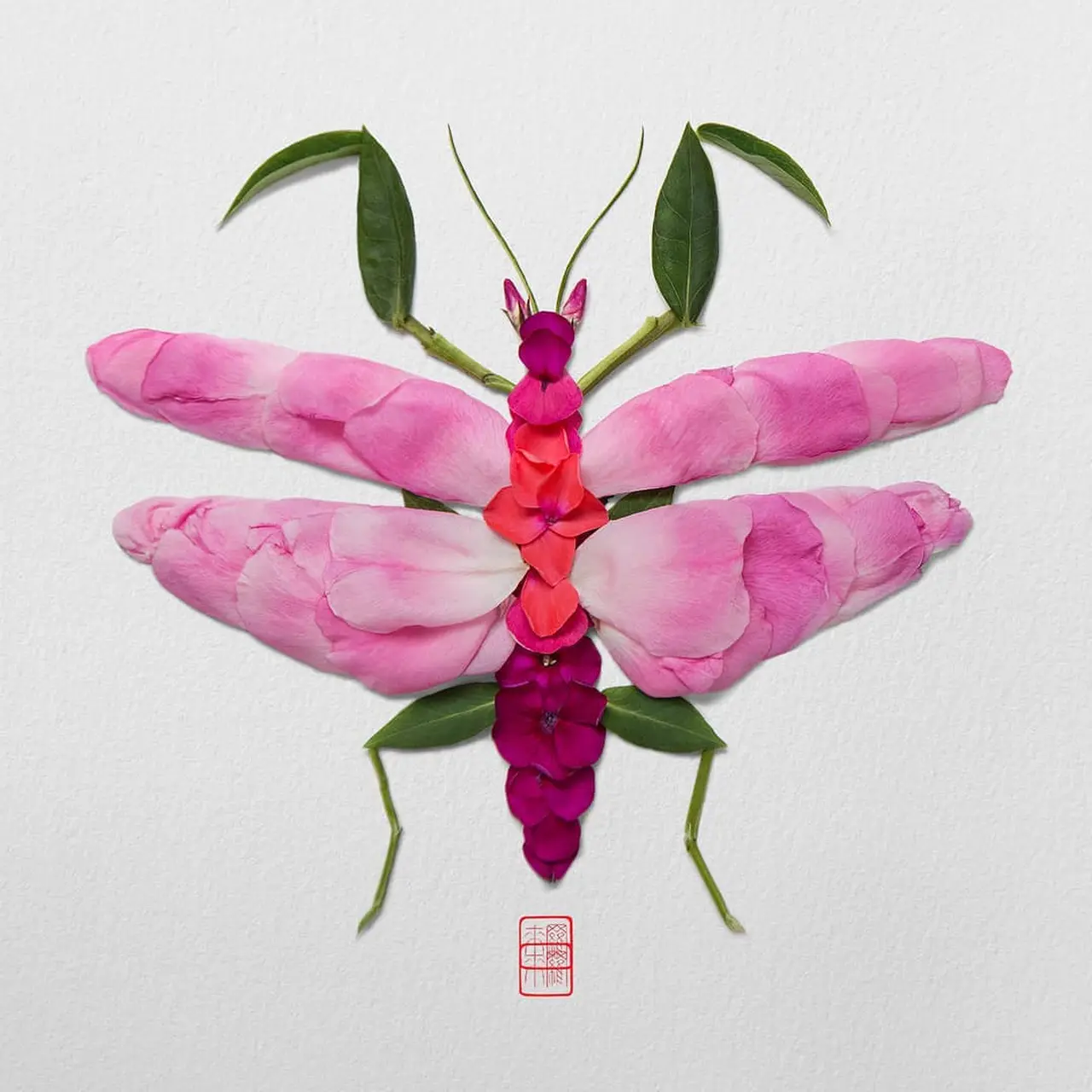 Seniman Ini Rangkai Bunga dan Daun Jadi Bentuk Binatang, 7 Potretnya ...