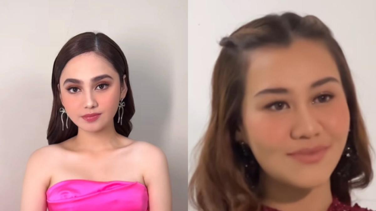 Adu Gaya Syifa Hadju Dibalut Mini Dress Pink dan Aaliyah Massaid Kenakan Dress Maroon Berpayet ...