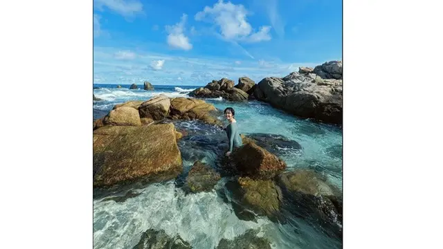 6 Potret Bulan Madu Rachel Amanda dan Suami di Bintan, Kunjungi Tempat ...
