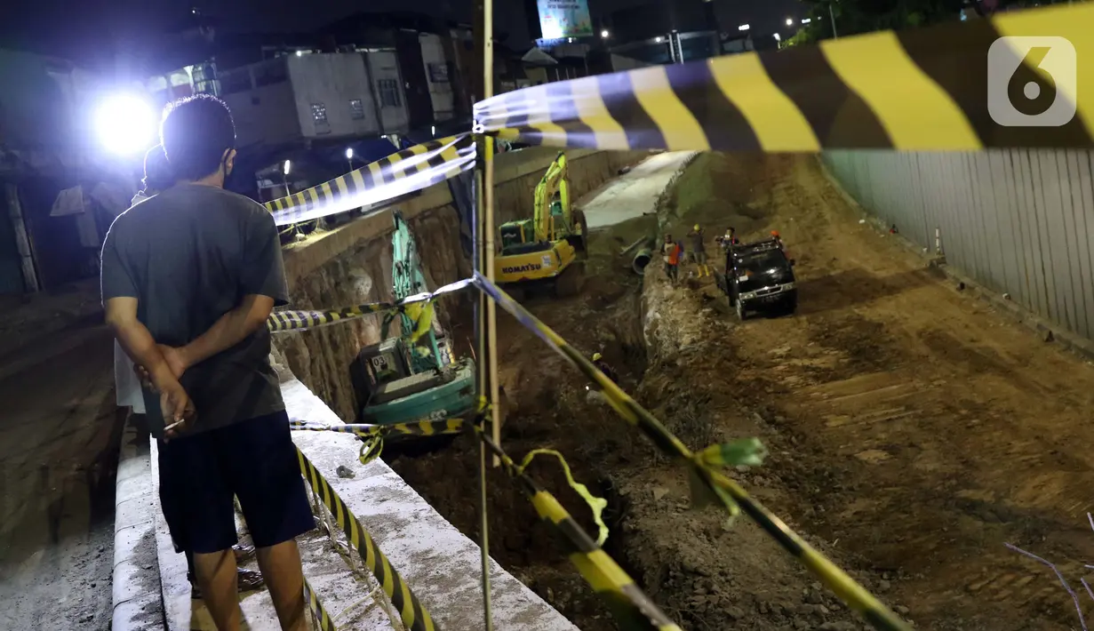 FOTO: Masa PSBB, Pembangunan Underpass Senen Extension Tetap Berjalan ...