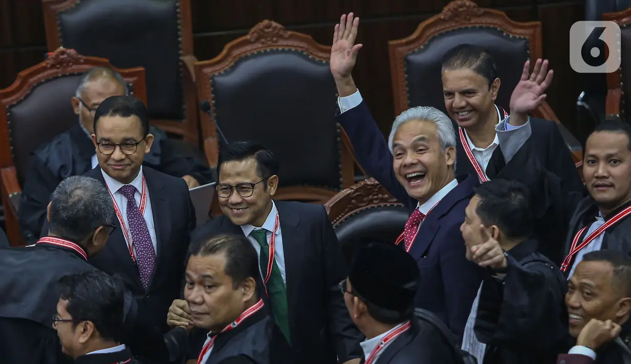 Gugatan Hasil Pilpres 2024 Ganjar Pranowo-Mahfud Md Juga Ditolak MK - Foto Liputan6.com