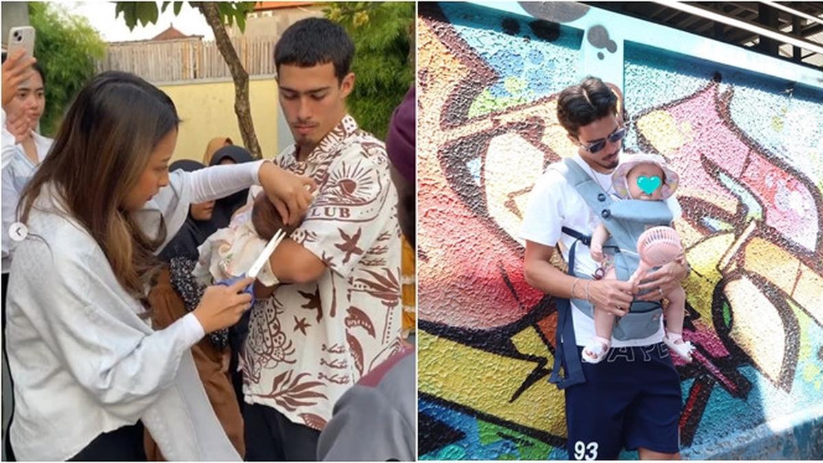 6 Potret Kenangan Dali Wassink dan Baby Kamari, Sosok Ayah Terbaik