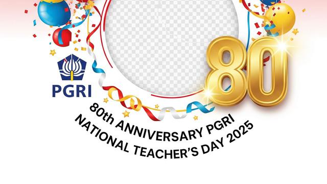 10 Twibbon HUT PGRI ke-80 Gratis untuk Rayakan Hari Guru Nasional 2025