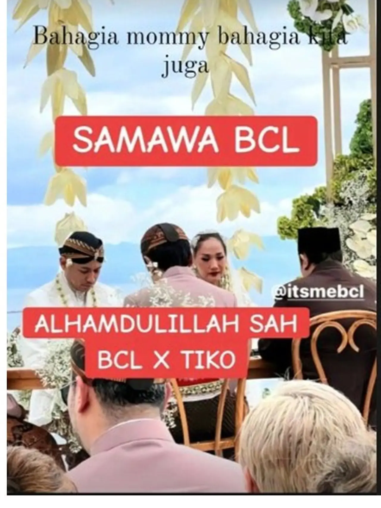 Sah! Ini 8 Potret Pernikahan BCL dan Tiko Aryawardhana yang Digelar Tertutup - Hot Liputan6.com