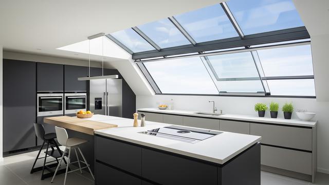 10 Model Atap Dapur Terbuka Sliding Buka Tutup Modern, Sirkulasi Udara ...