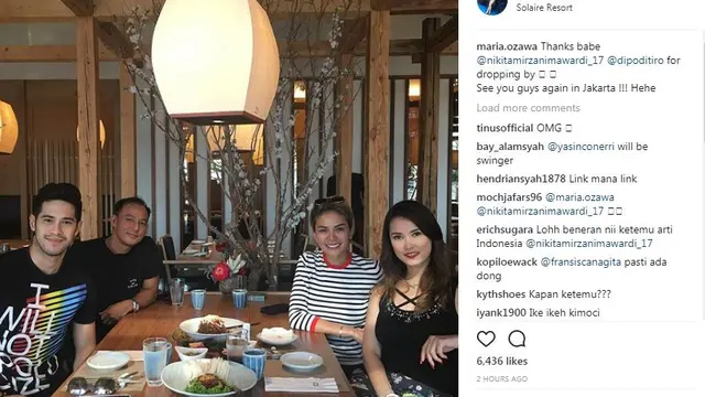 Cerita Nikita Mirzani Saat Kencan Bareng Maria Ozawa - ShowBiz Liputan6.com