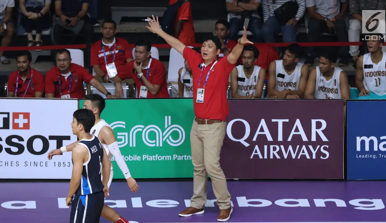 FOTO: Timnas Basket Putra Indonesia Kalah Telak dari Korea - Foto ...