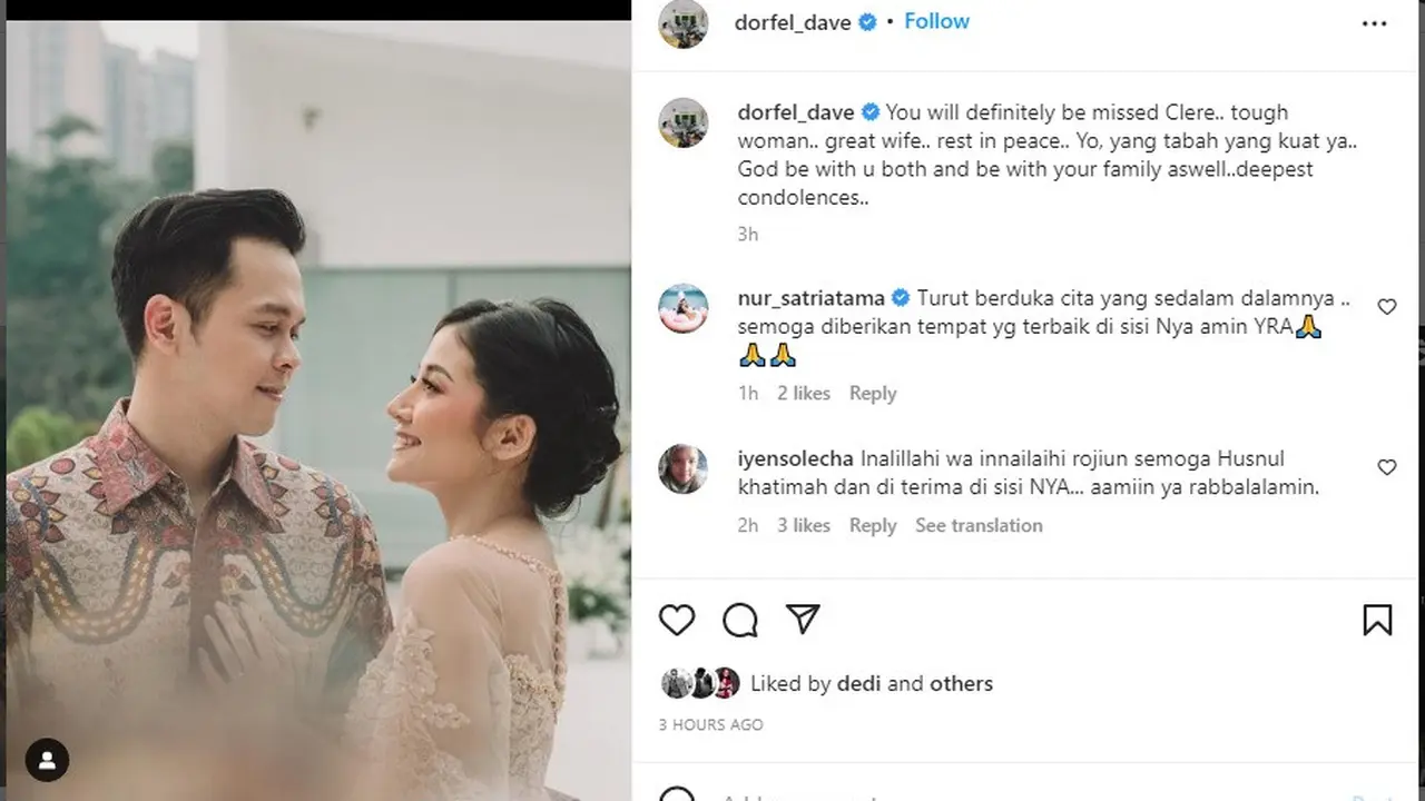 Profil Clerence Chyntia Audry yang Meninggal Dunia di Usia 28, Istri ...