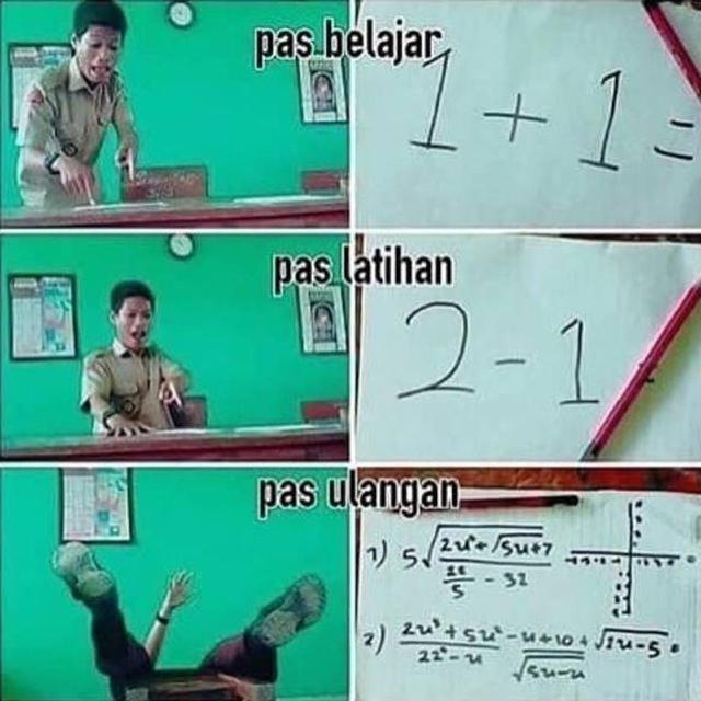 6 Meme Momen Tanya Jawab Soal dengan Guru di Kelas Ini Bikin Ngakak ...