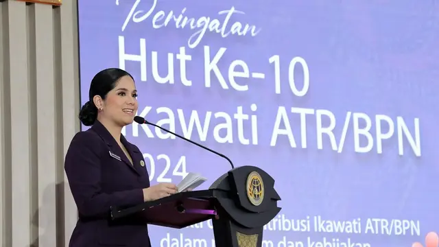 Potret Annisa Pohan di Acara Perayaan HUT ke-10 Ikawati ATR/BPN, Penuh ...