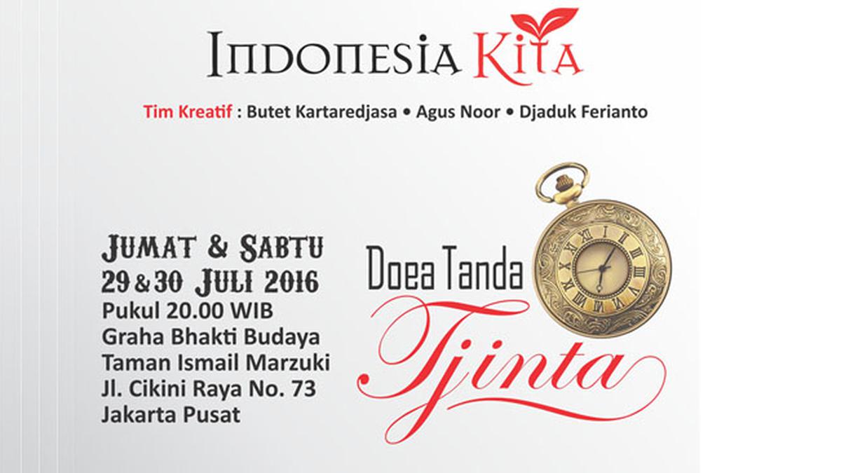 Indonesia Kita Pentaskan Musikal Keroncong Doea Tanda Tjinta