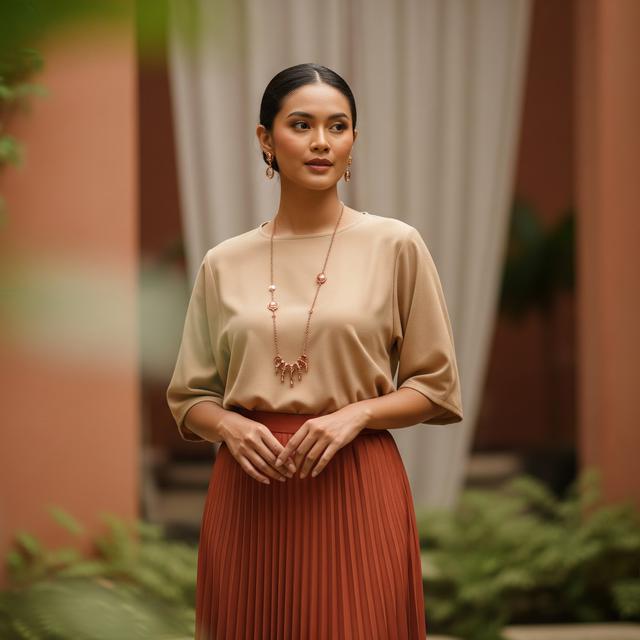 7 Rekomendasi Warna Rok Plisket yang Cocok untuk Kulit Sawo Matang ...