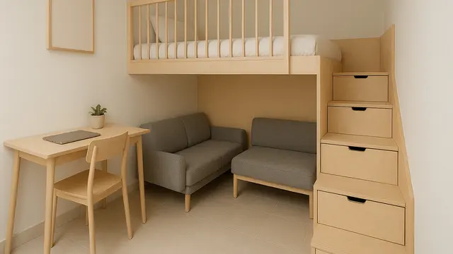 7 Inspirasi Kost Model Mezzanine, Jadikan Ruangan Makin Fungsional ...