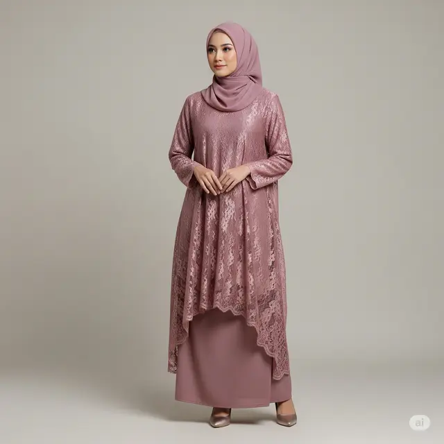 8 Kebaya Brokat Minimalis Elegan Modern, Pilihan Terbaik untuk Berbagai ...