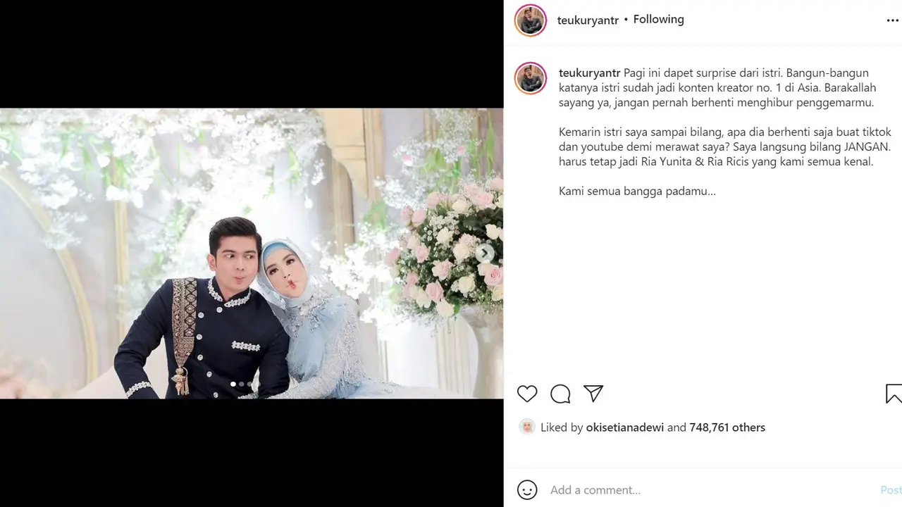 Ria Ricis Sempat Ingin Berhenti Menjadi YouTuber, Dilarang Teuku Ryan ...