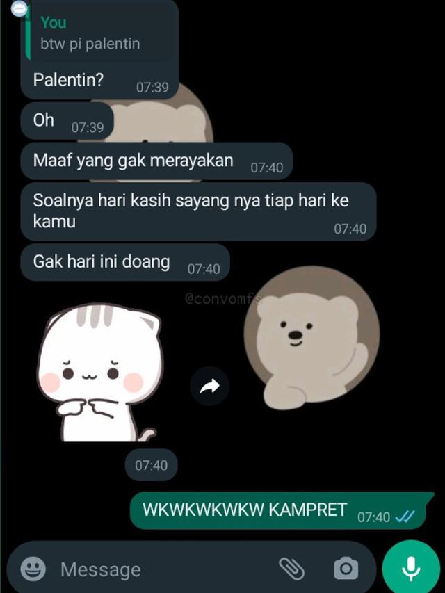 6 Chat Ucapan Valentine dari Pacar Ini Romantis, Hari Kasih Sayang ...