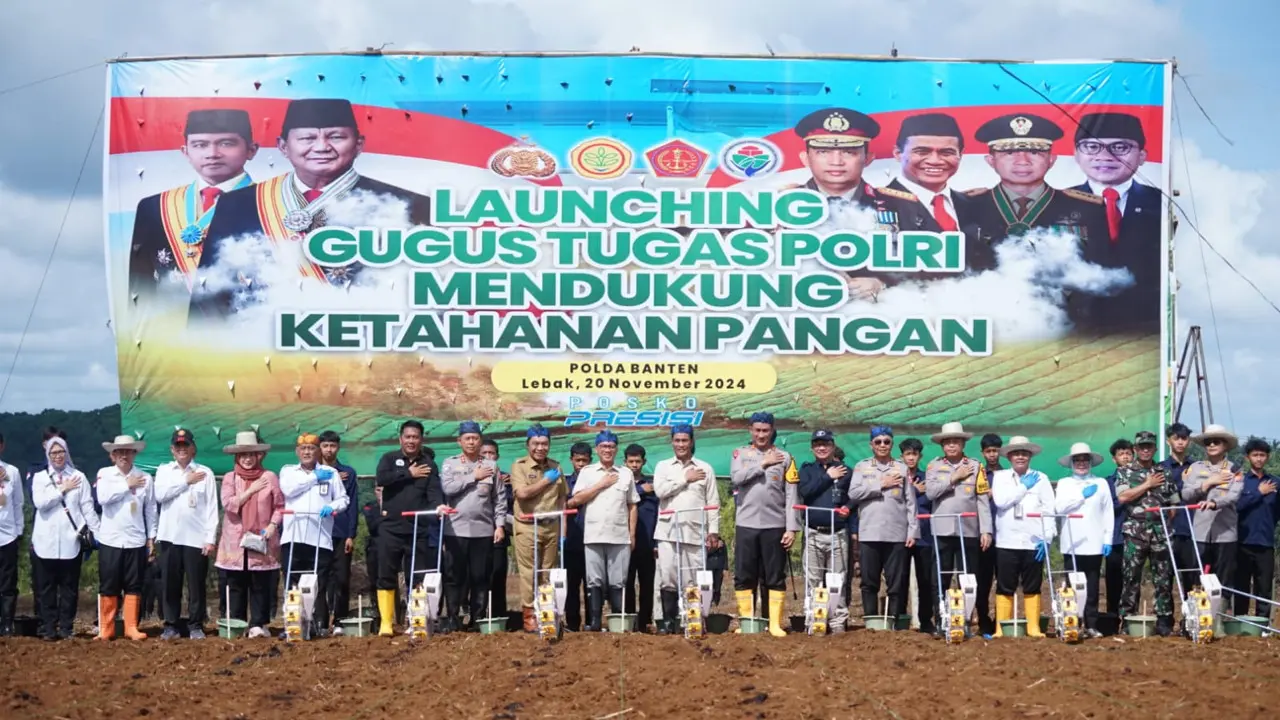 Kementan Bersama TNI-Polri Launching Program Swasembada Pangan - Bisnis Liputan6.com