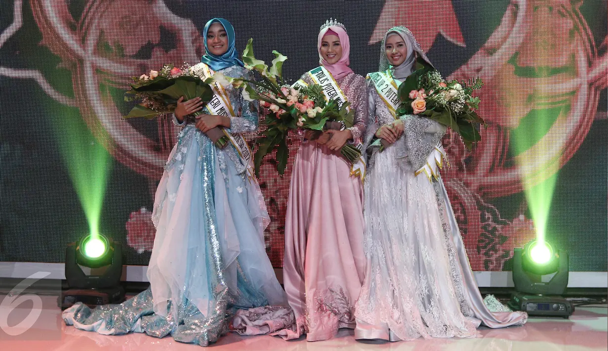 Syifa Fatimah Dinobatkan Sebagai Puteri Muslimah Indonesia 2017 - Foto ...