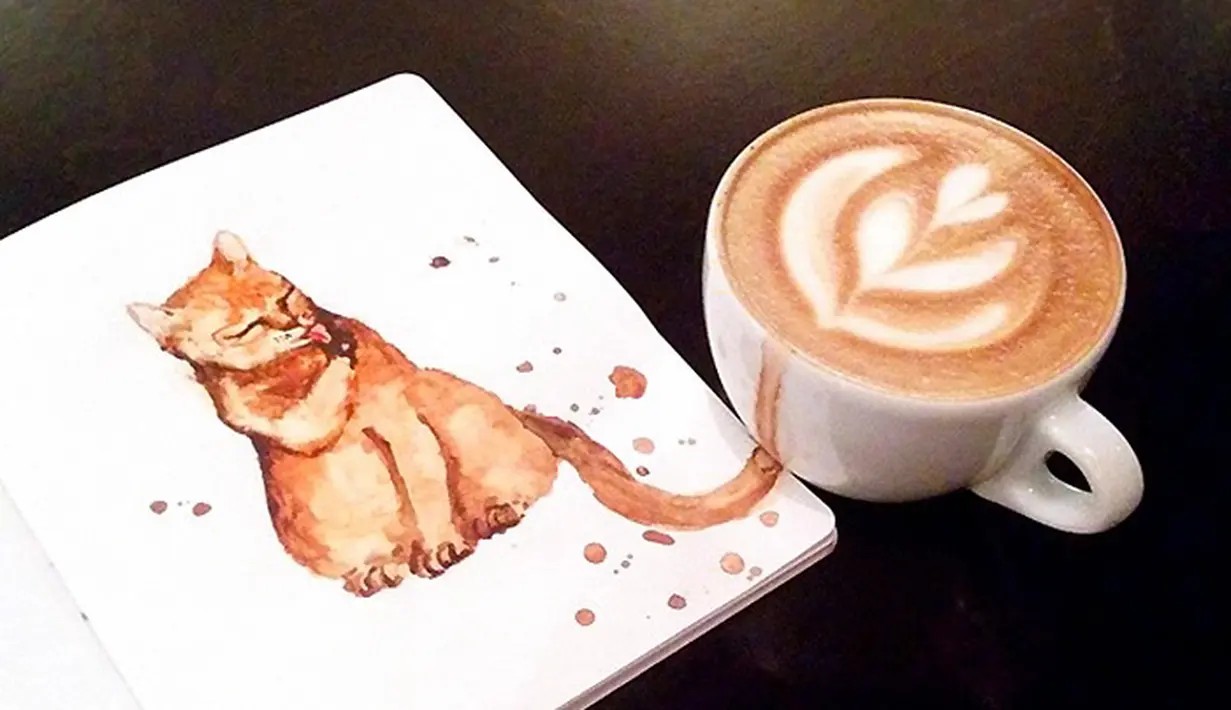 Setiap Kopi Punya Karakter, Ini Jadinya Jika Kopi Diilustrasikan Jadi ...