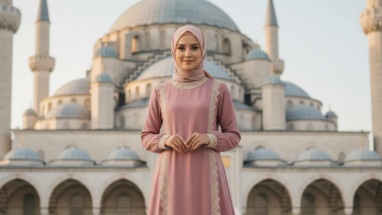 7 Model Gamis Crinkle Kombinasi Brokat Terbaru, Desain Elegan dan Kekinian