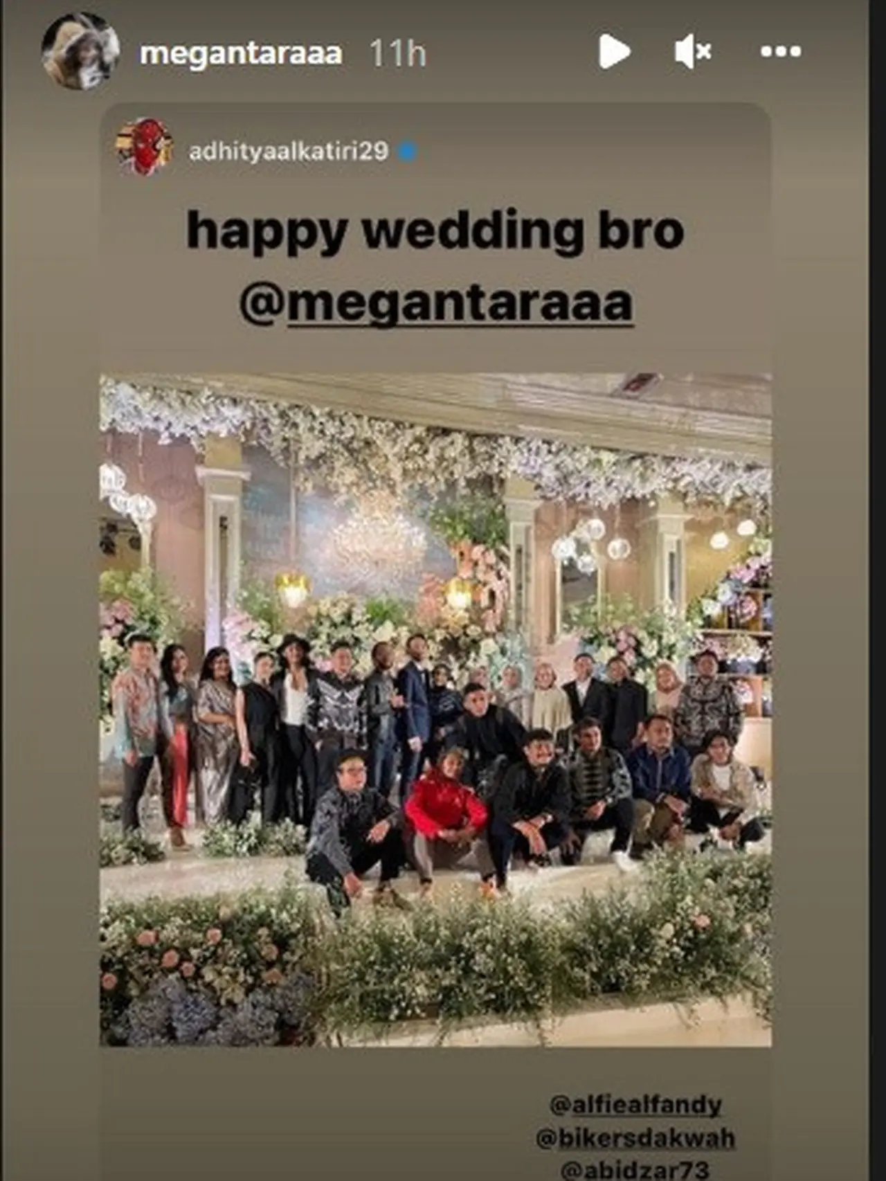 9 Potret Artis di Resepsi Pernikahan Achmad Megantara, Dihadiri Bintang ...