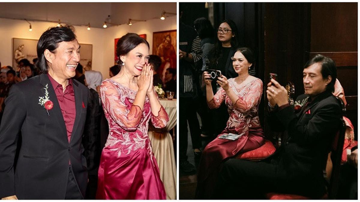 6 Potret Ira Wibowo dan Katon Bagaskara di Pernikahan Chika Bagaskara ...
