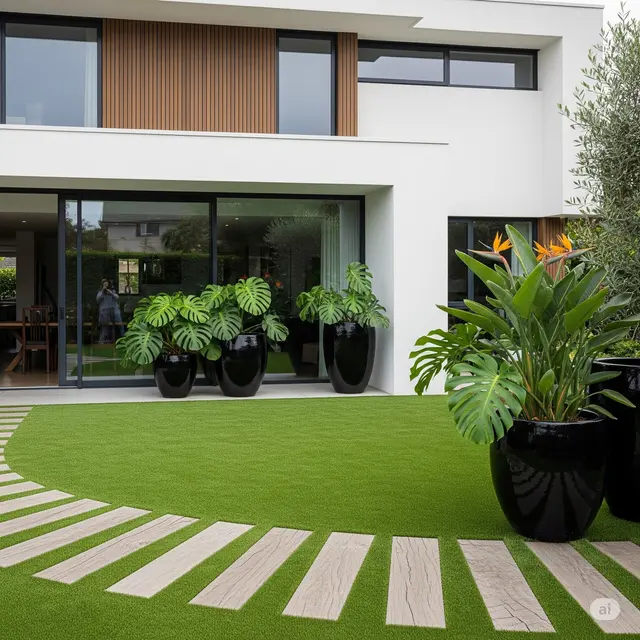 10 Ide Taman Depan Rumah Minimalis yang Bikin Hunian Asri, Hemat Lahan ...