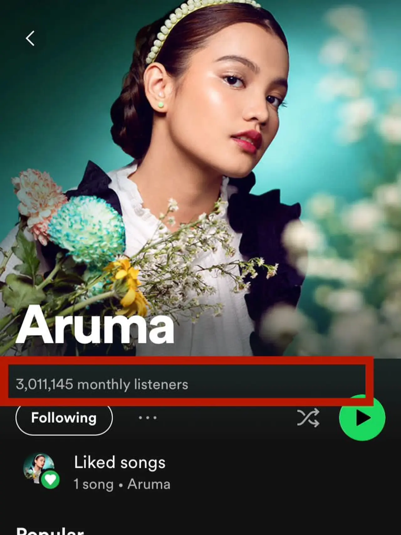 Sebulan Dapat 3 Juta Pendengar dan Tembus Top Chart di Malaysia, Lagu Muak Milik Aruma jadi ...