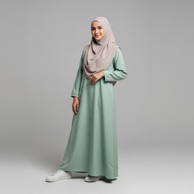 5 Cara Memilih Gamis Polos untuk Tubuh Berbentuk A dan Plus Size, Tips ...