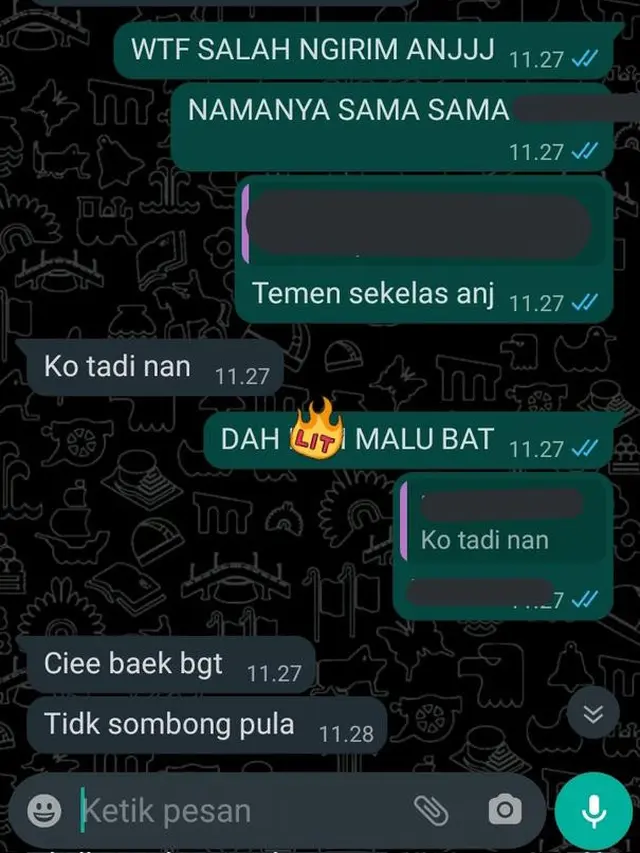 6 Chat Salah Kirim Pesan ke Gebetan Ini Kocak, Bikin Ngakak - Hot Liputan6.com