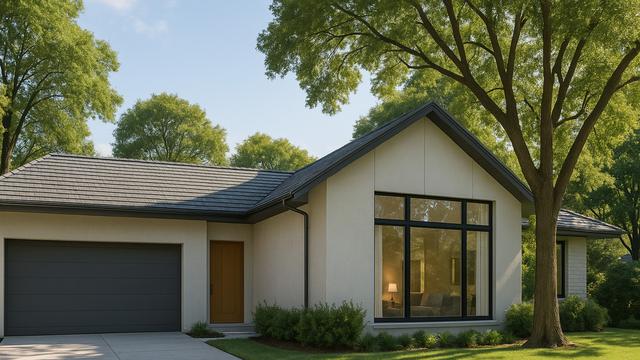 8 Desain Rumah L-Shape 2025 dengan Garasi dan Taman Depan yang Menarik