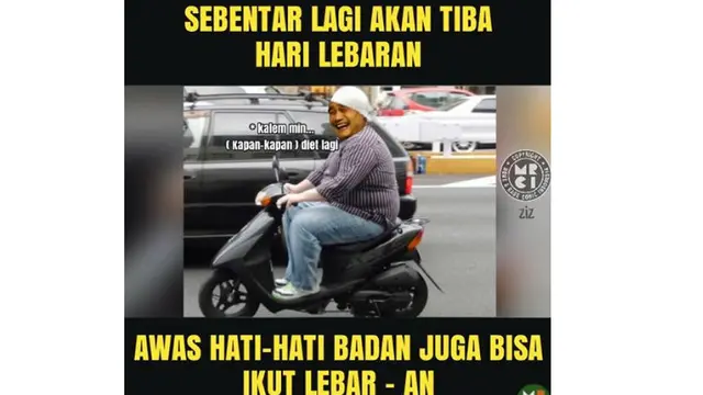 11 Meme Lebaran Idul Fitri, Lucu dan Haru Jadi Satu - Citizen6 Liputan6.com