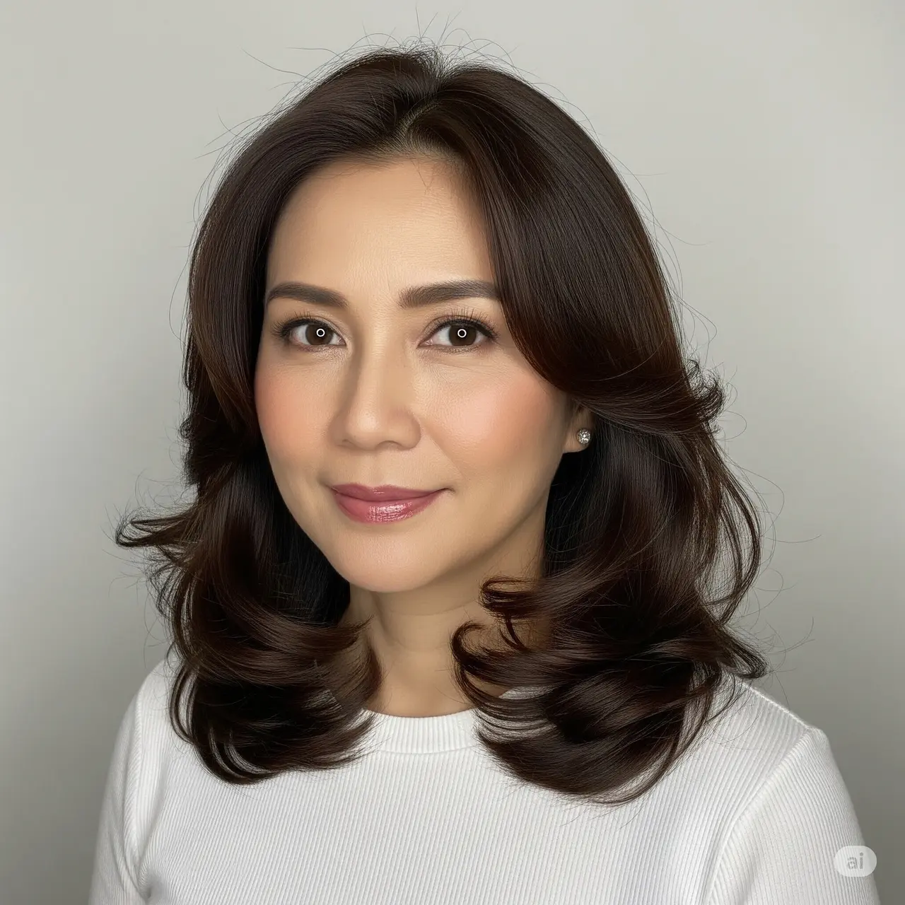 11 Gaya Rambut Anti Tua untuk Wanita Usia 40-50 Tahun, Pancarkan Aura Muda - Hot Liputan6.com