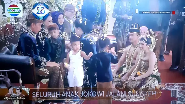 7 Potret Tingkah Kocak Nahyan di Momen Pernikahan Kaesang-Erina, Curi Perhatian - Hot Liputan6.com