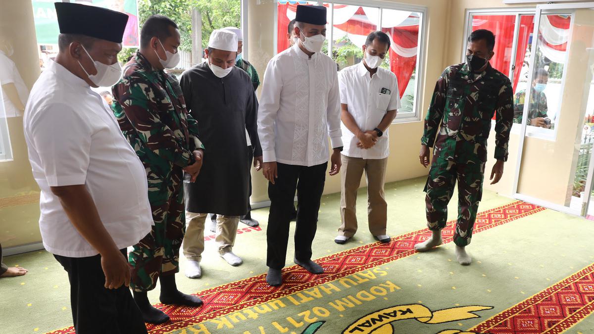 Resmikan Musala Al Musannif Makodim 0211/TT, Musa Rajekshah: Semoga ...