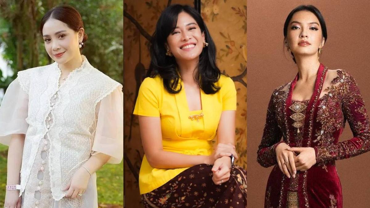 6 Ide Outfit Kebaya Cantik Elegan Berwarna Terang ala Artis, dari Nagita Slavina, Dian Sastro ...