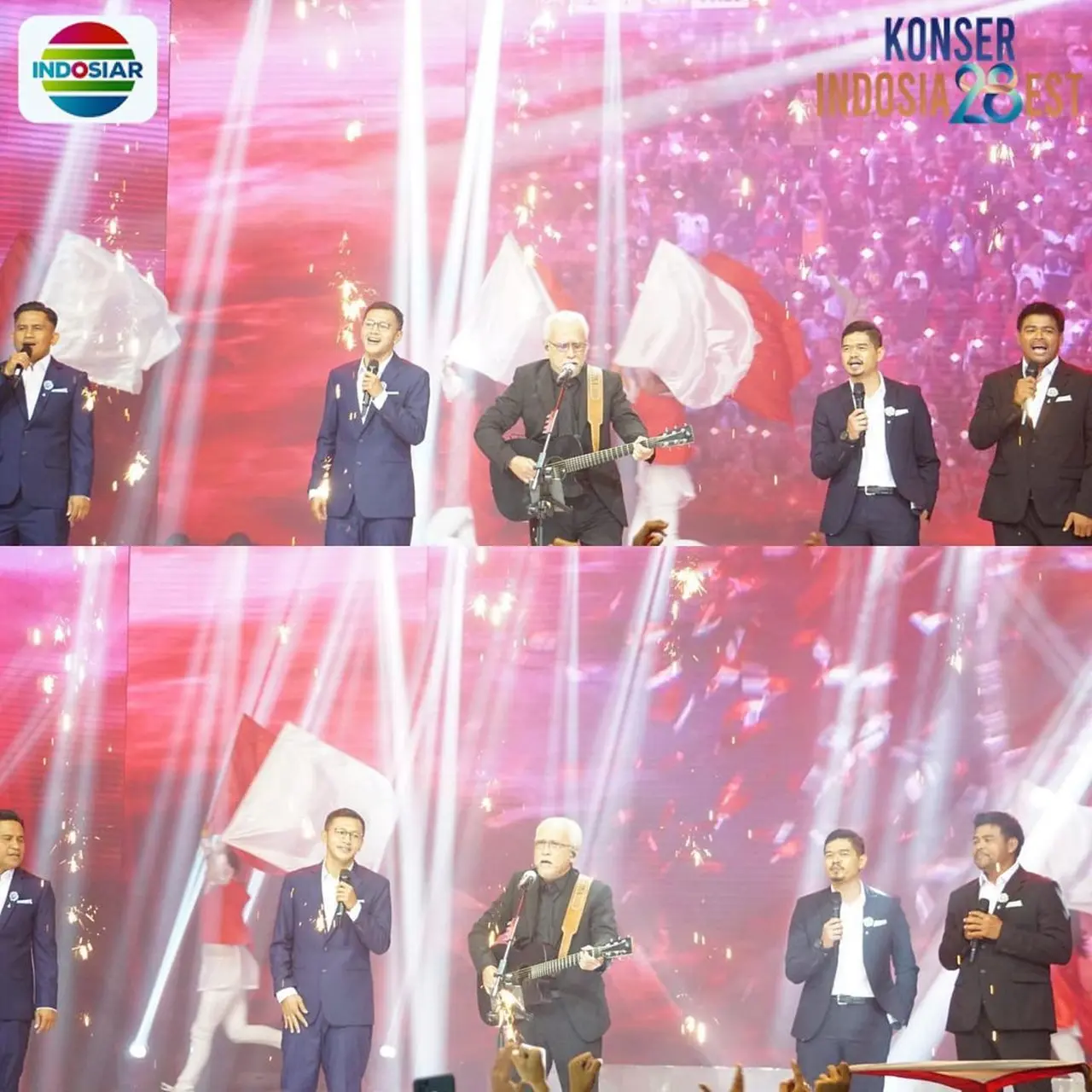 7 Potret Kolaborasi Luar Biasa di Konser INDOSIA28EST: Aksi Imut Farel Prayoga Bareng Bilqis ...