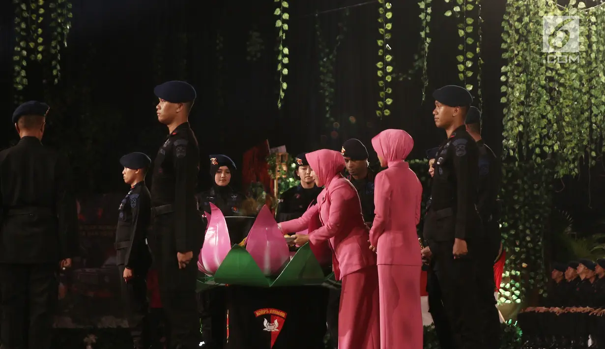FOTO: HUT ke-73 Brimob Polri Diadakan Secara Sederhana - Foto Liputan6.com