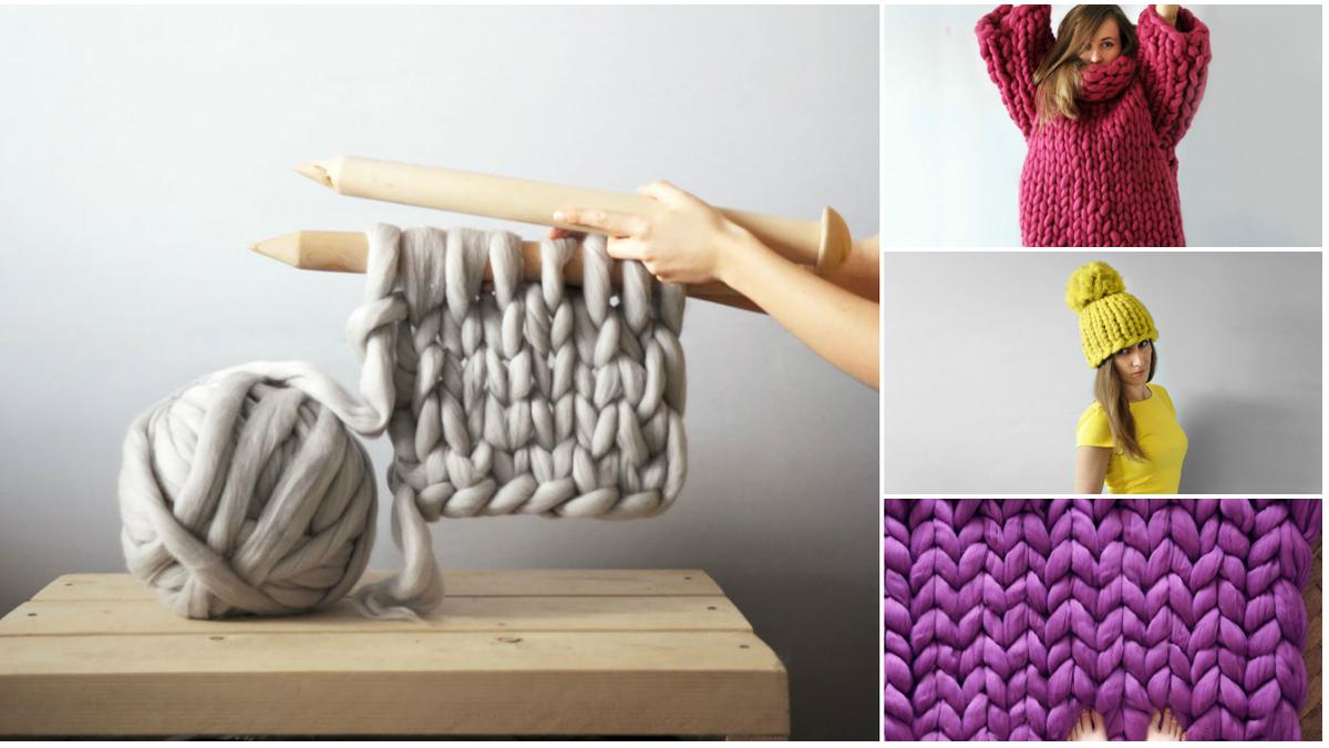 Rajutan Keren dari Benang dan Jarum Raksasa - Global Liputan6.com