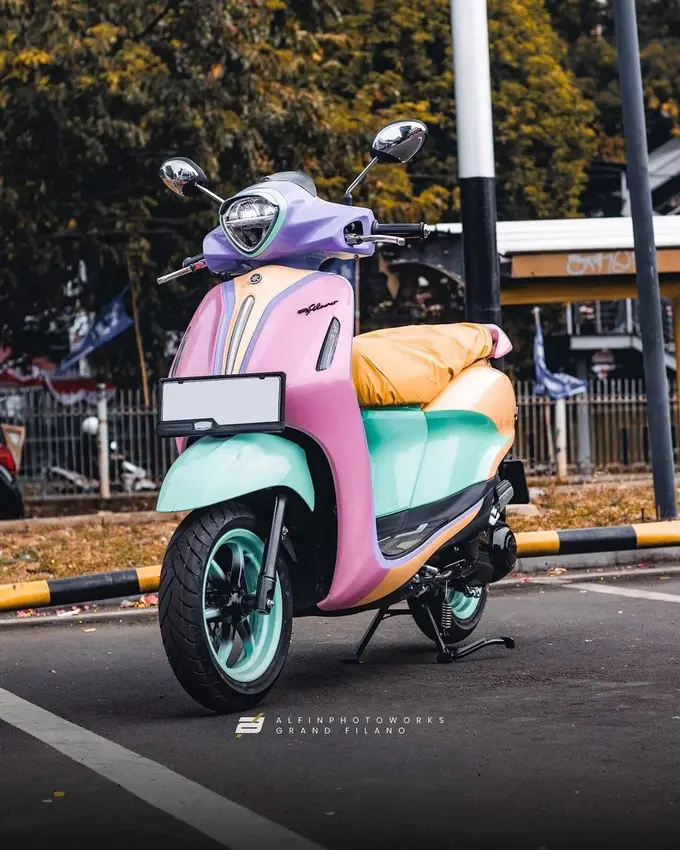 10 Potret Modifikasi Yamaha Grand Filano, Gaya Klasiknya Bikin Enggak ...