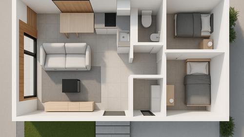 interior rumah type 21