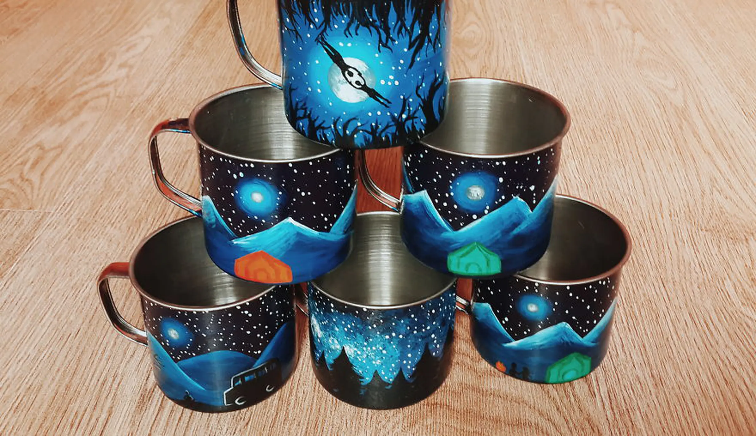 Bikin Camping Berkesan, Mug Lukis Ini Buat Malam Makin Romantis - Photo ...