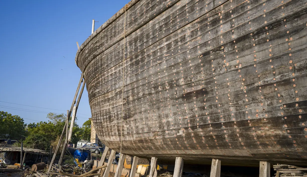 Tradisi Pembuatan Kapal Tradisional India Berusia 400 Tahun di Gujarat ...