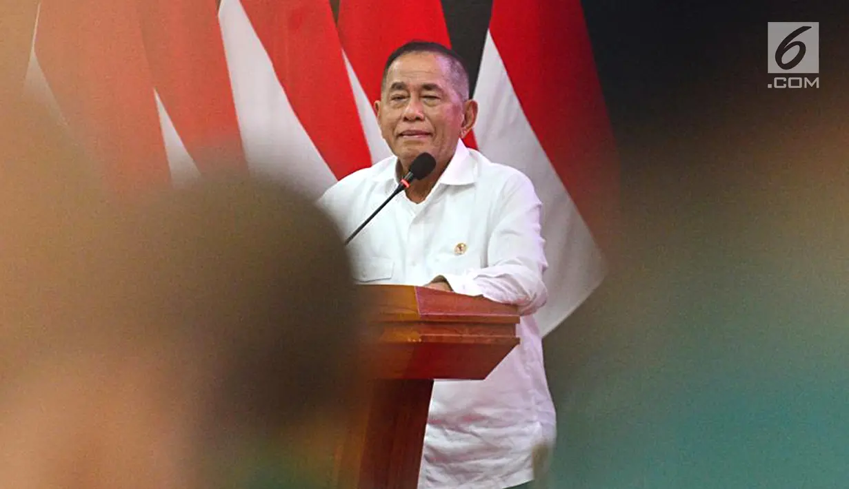 FOTO: Menteri Pertahanan Ingatkan TNI dalam Netralitas Pilpres 2019 ...