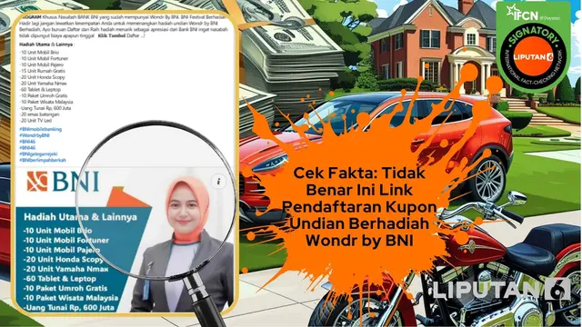 Cek Fakta: Tidak Benar Ini Link Pendaftaran Kupon Undian Berhadiah ...