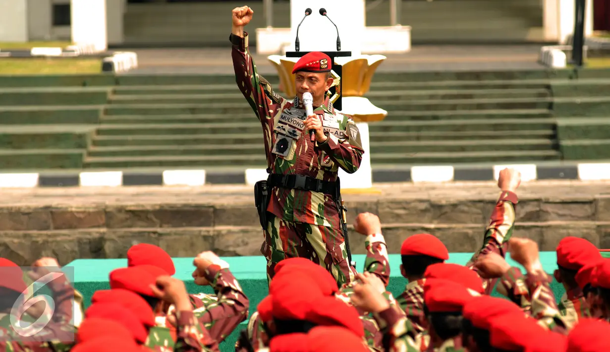 Ksad Jenderal Tni Mulyono Dapat Tiga Brevet Kehormatan Kopassus Foto