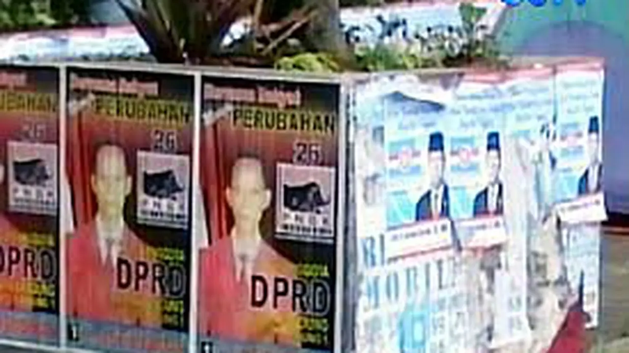 Aturan Pemasangan Atribut Kampanye Banyak Dilanggar - News Liputan6.com
