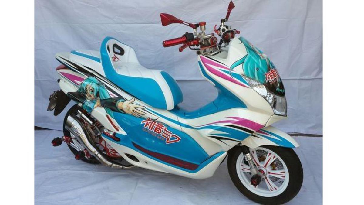 Honda PCX Tampil Centil ala Anime Jepang - Otomotif Liputan6.com